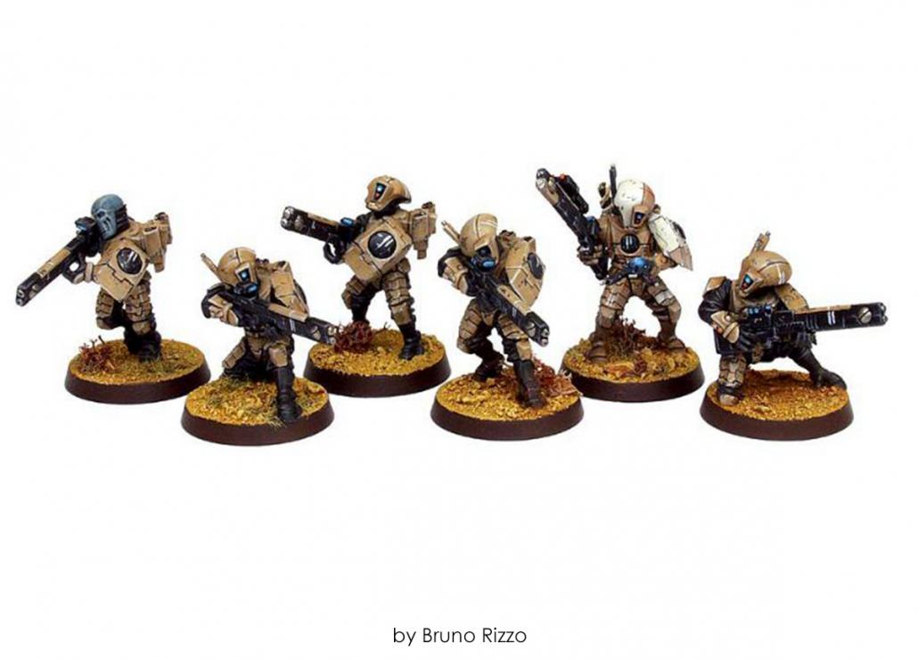 Empire-Ejercito-Tau-Bruno-Rizzo-Warhammer 40000-40k-Fire-Warrior-Team ...
