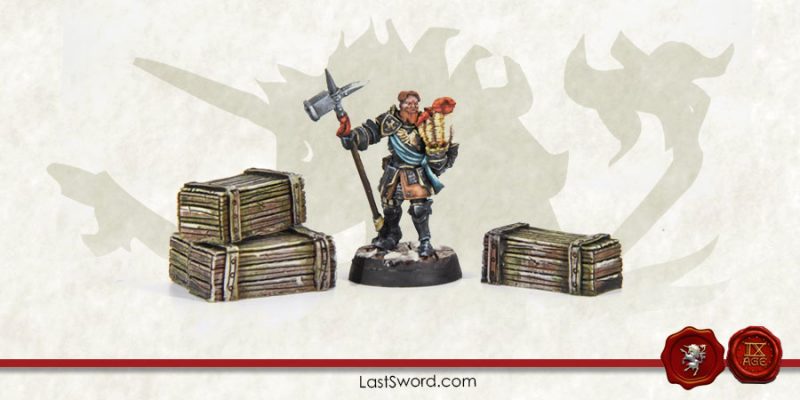 Crates (6) | Last Sword Miniatures