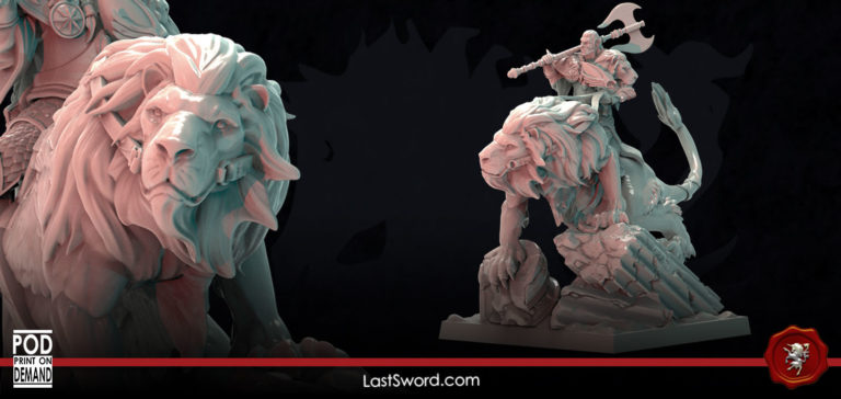 Elven Prince on horse | Last Sword Miniatures