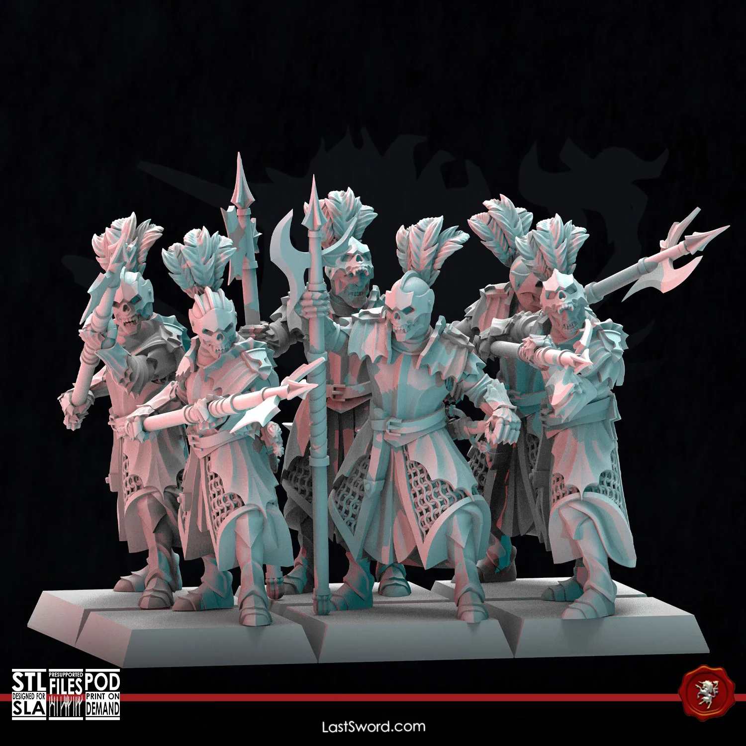 Ordo Draconis Halberdiers, Regiment (15) – Physical Models | Last Sword ...