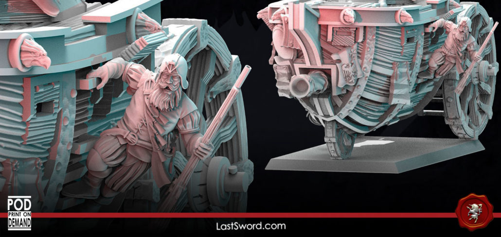 Steam Tank – Digital Files | Last Sword Miniatures