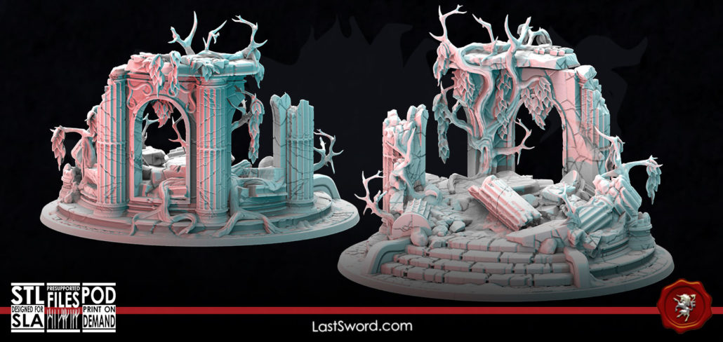 Lore Master with Sphinx – Digital Files | Last Sword Miniatures