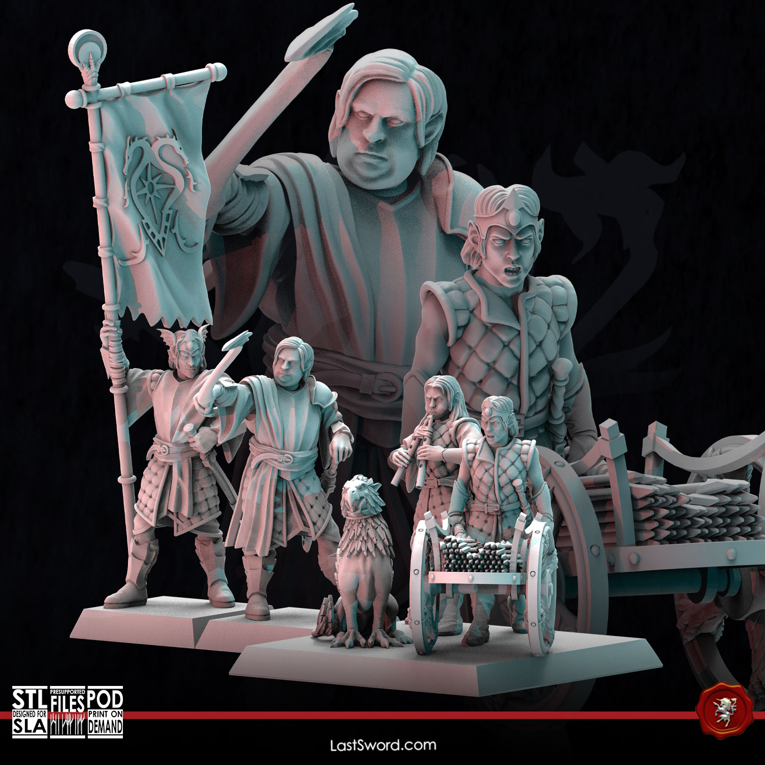 Imperial Kindred Archers, Command Group (3+2) – Physical Models | Last ...