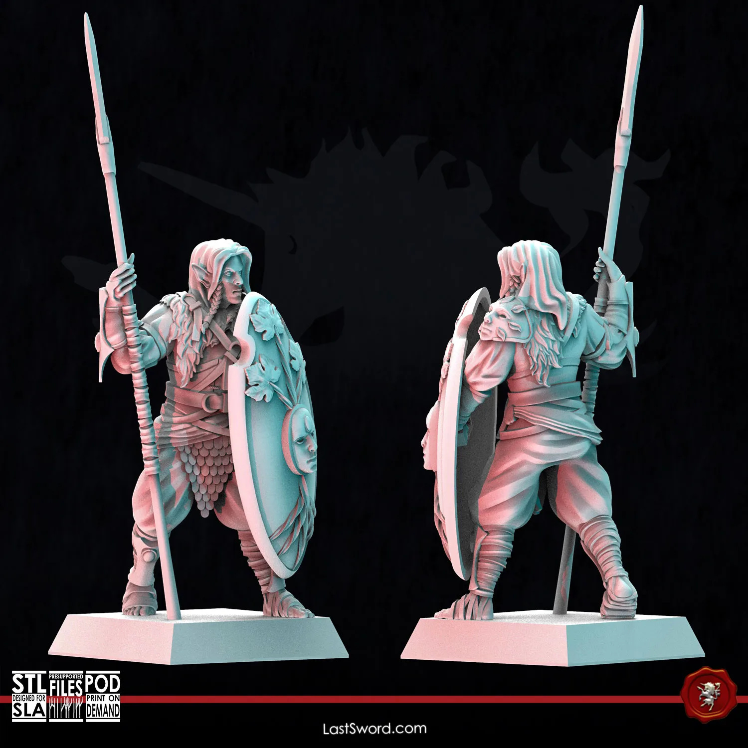 Glade Guard, Detachment (12) – Physical Models | Last Sword Miniatures