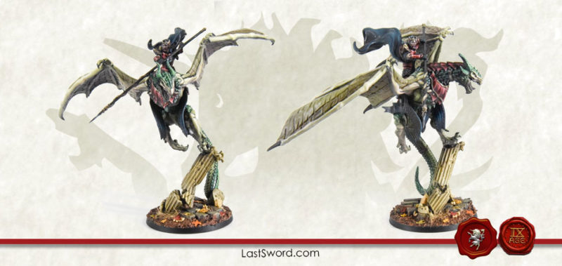 Elven Prince on Dragon | Last Sword Miniatures