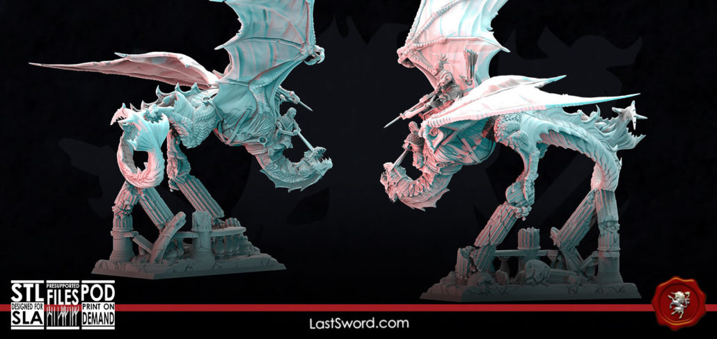 Sea Guard Skycutter Dragon – Digital Files | Last Sword Miniatures