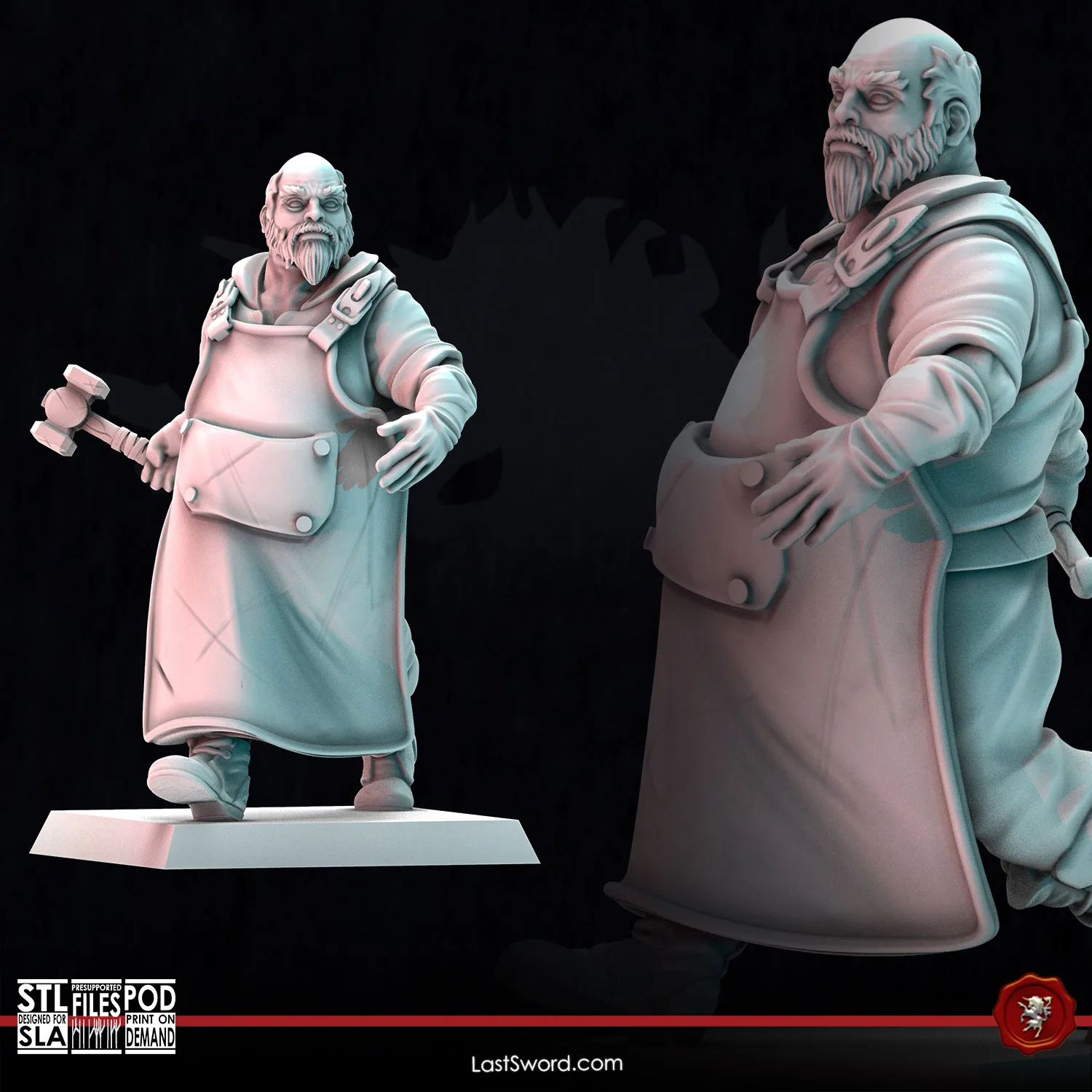 Village’s Blacksmith | Last Sword Miniatures
