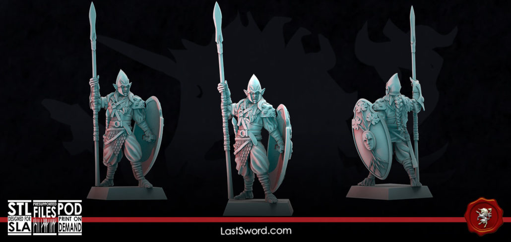 Glade Guard of Nomen Betu – Patrol (4) | Last Sword Miniatures