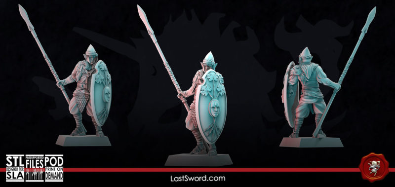 Glade Guard of Nomen Betu – Regiment (15) | Last Sword Miniatures