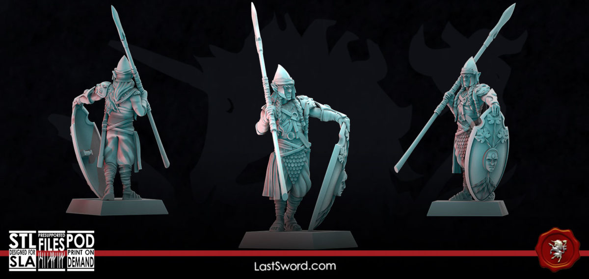 Glade Guard of Nomen Betu – Regiment (15) | Last Sword Miniatures