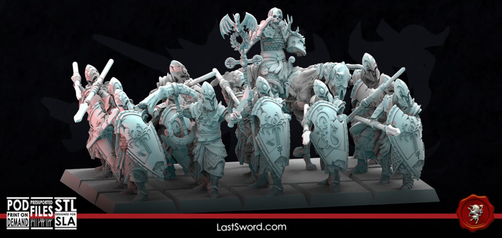 Elven Skeleton Warriors, Regiment (15) – Physical Models | Last Sword ...
