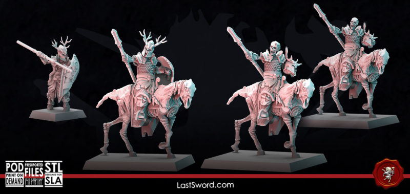 Elven Skeleton Warriors – Digital Files | Last Sword Miniatures