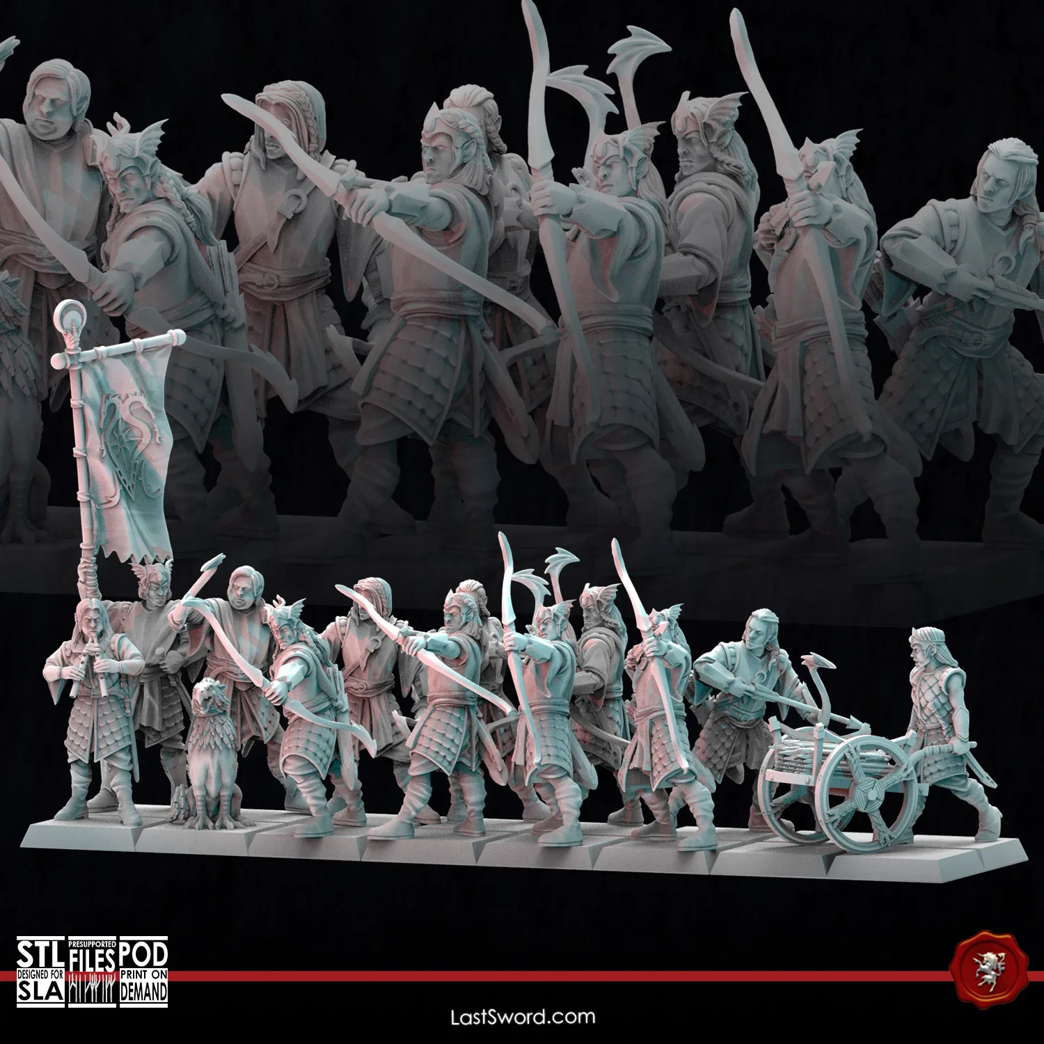 Imperial Kindred Archers | Last Sword Miniatures