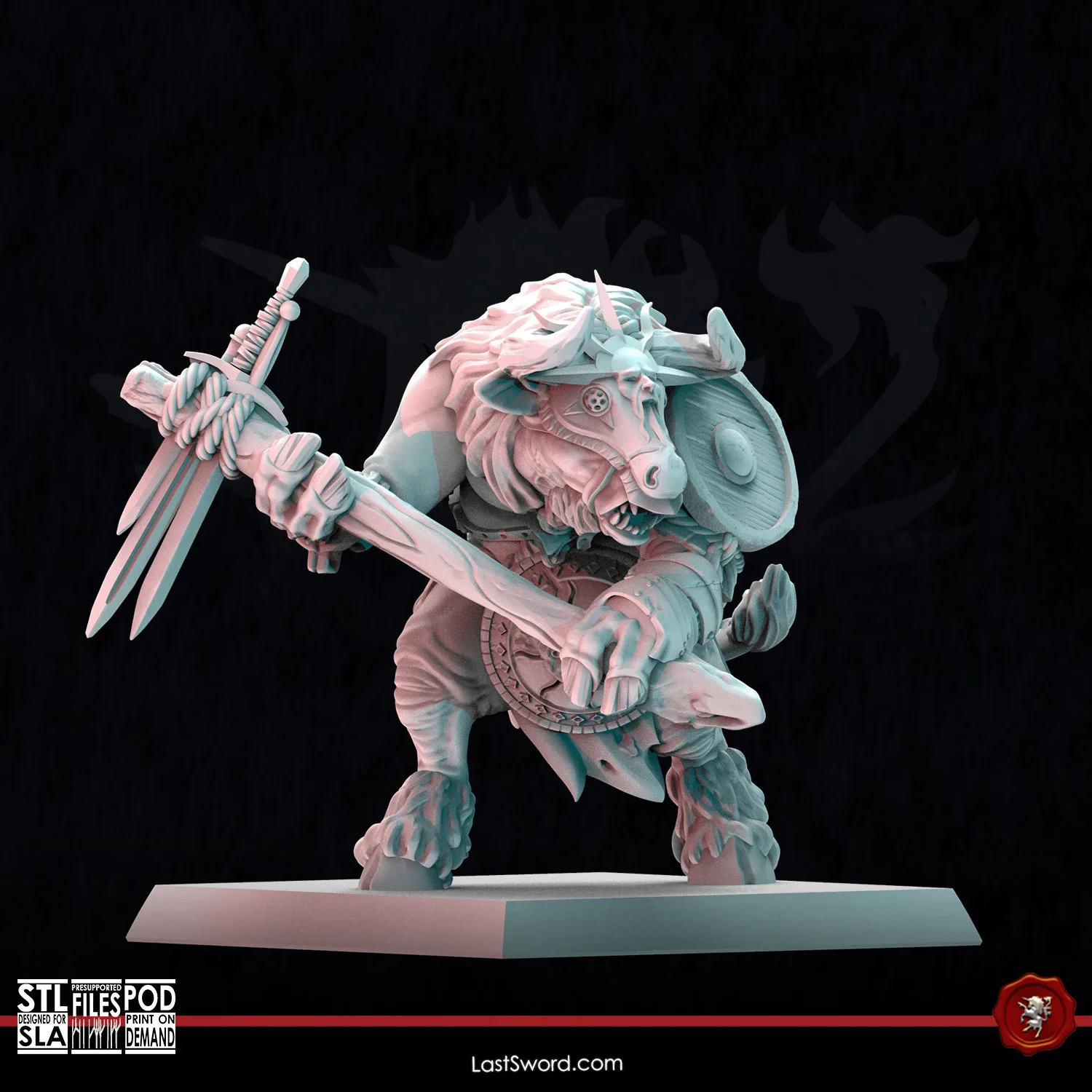 Minotaurs of the Bloodmoon Tribe | Last Sword Miniatures