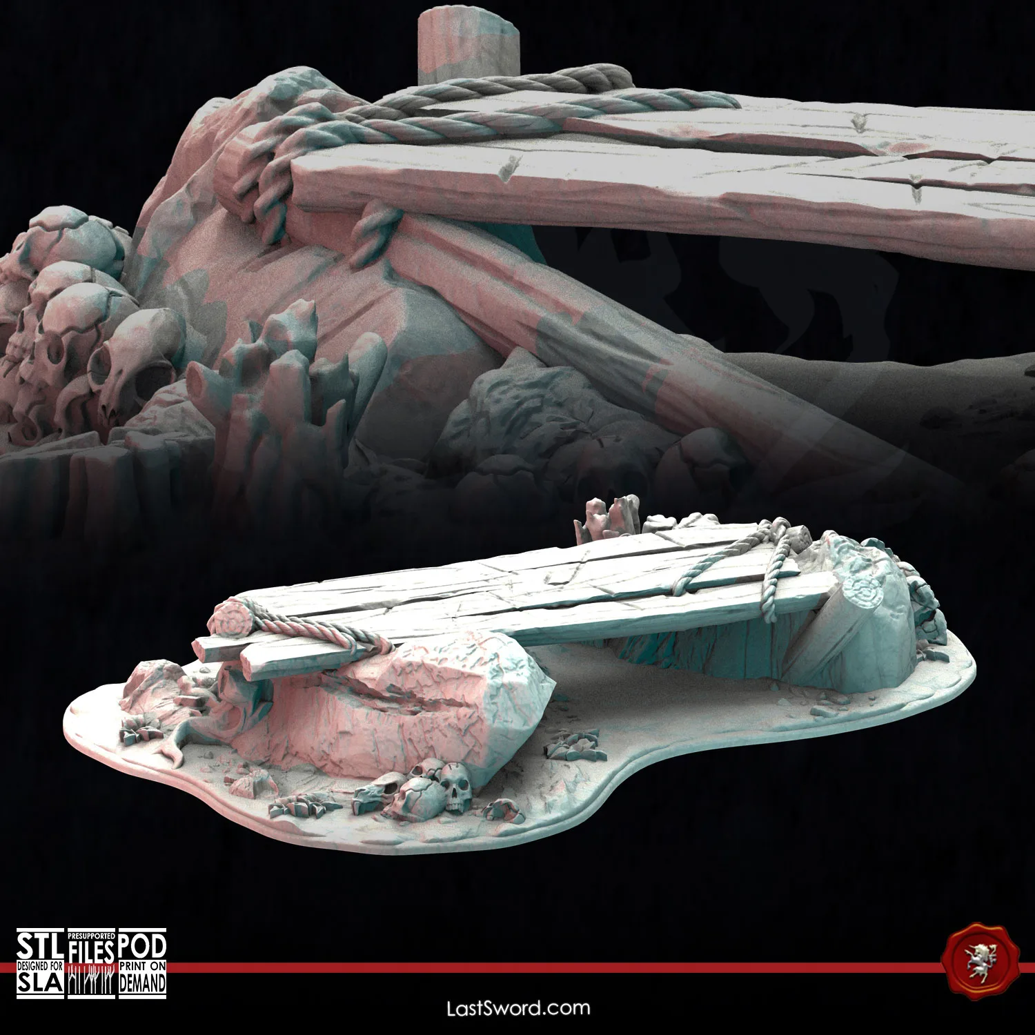 Offering Table, Bloodmoon Tribe | Last Sword Miniatures