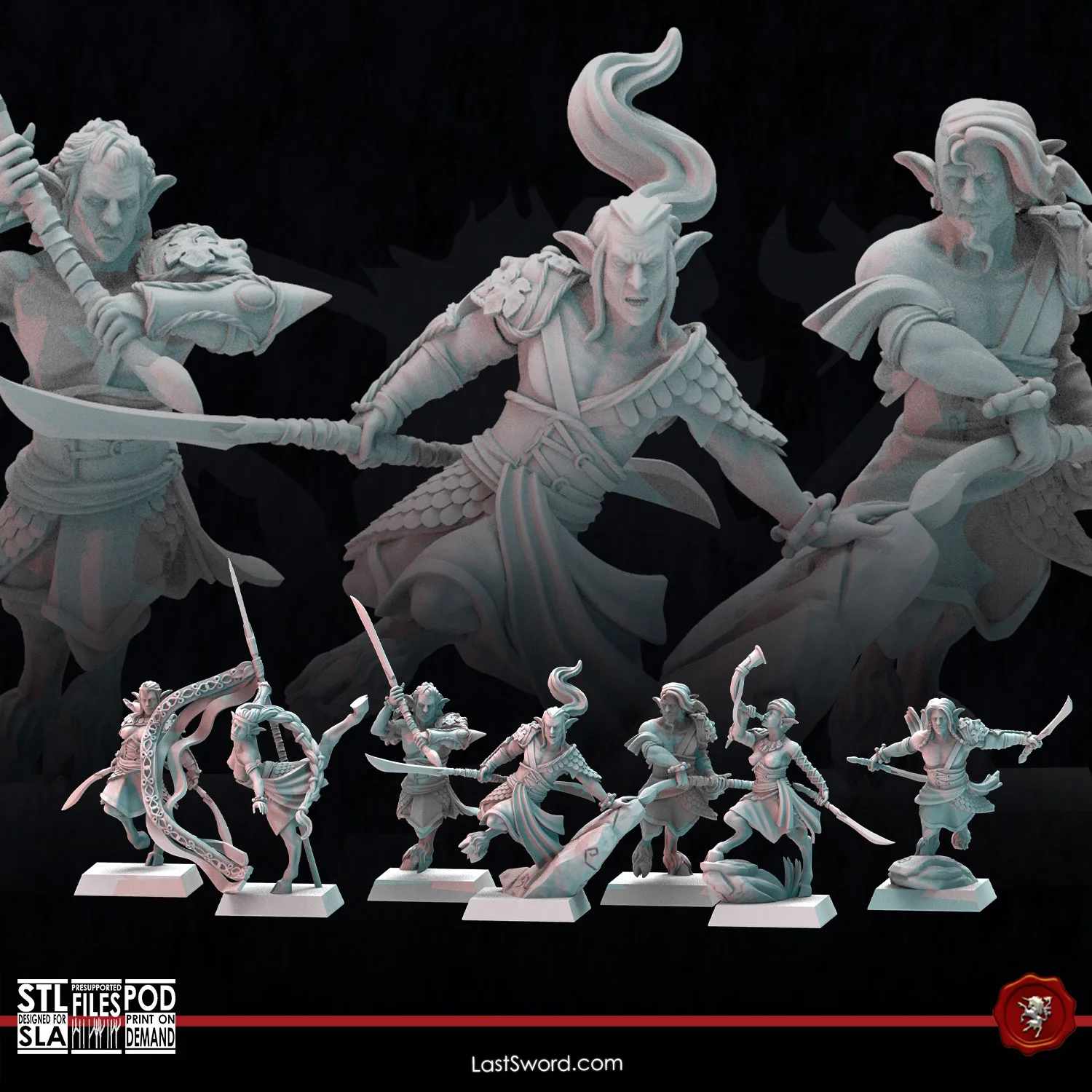 Bladedancer Fauns | Last Sword Miniatures