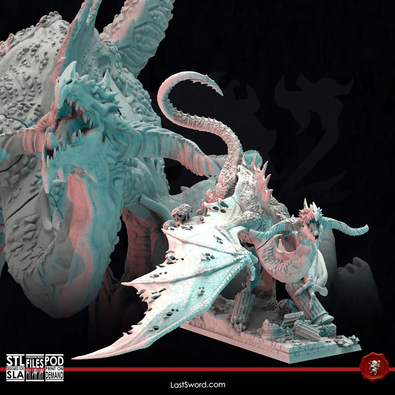 Wild Forest Dragon | Last Sword Miniatures