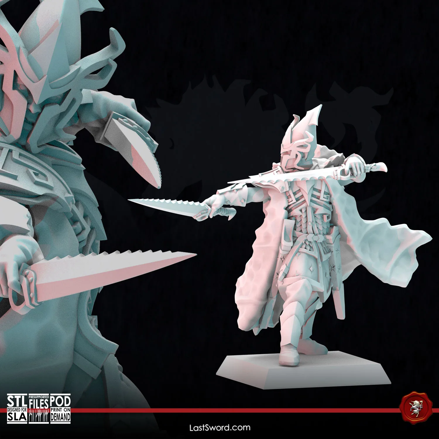 Triarchy’s Captain – Digital Files | Last Sword Miniatures