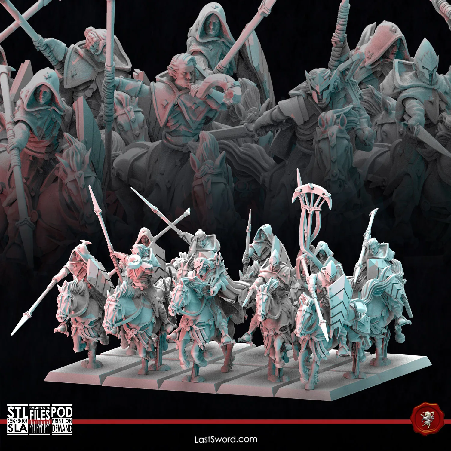 Shadow Raiders, Regiment (5) – Physical Models | Last Sword Miniatures