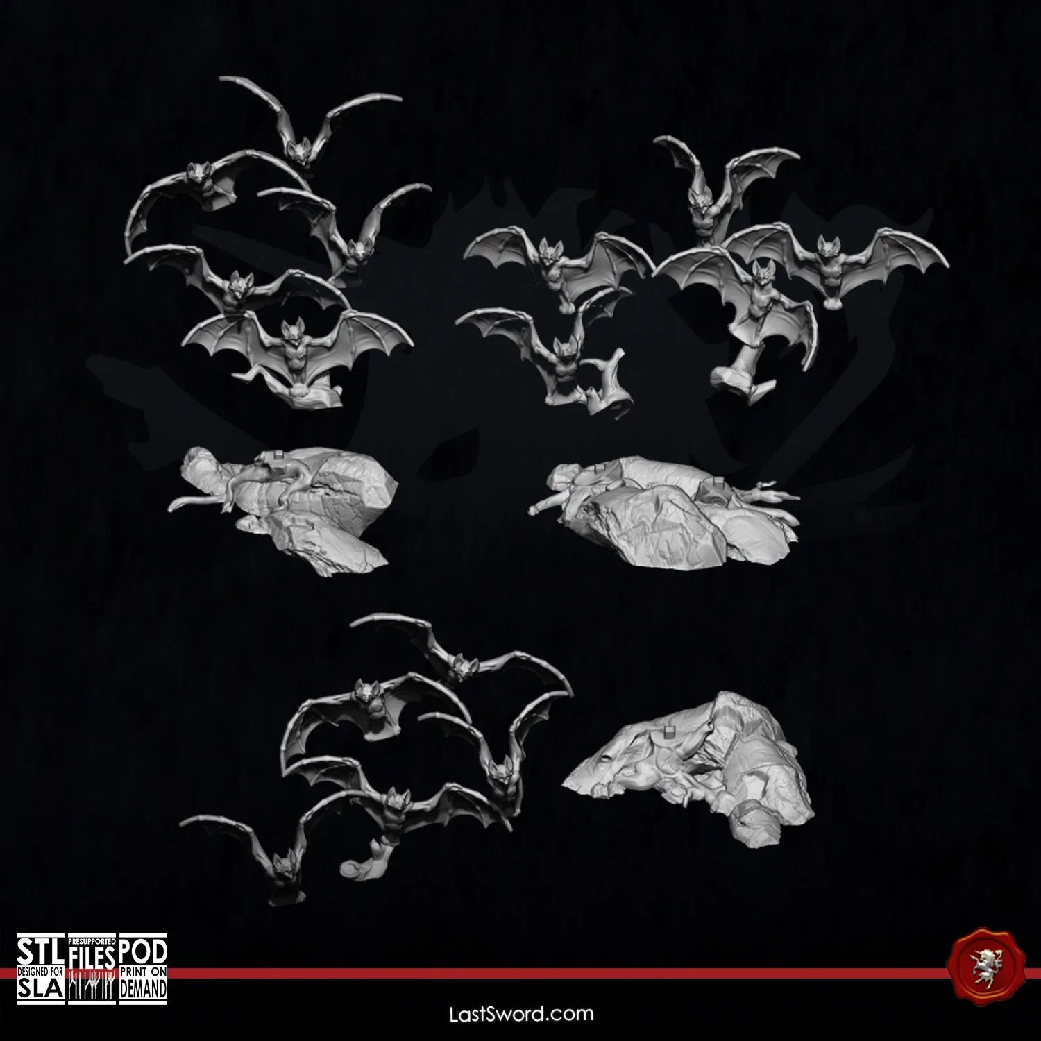 Bat Swarms | Last Sword Miniatures