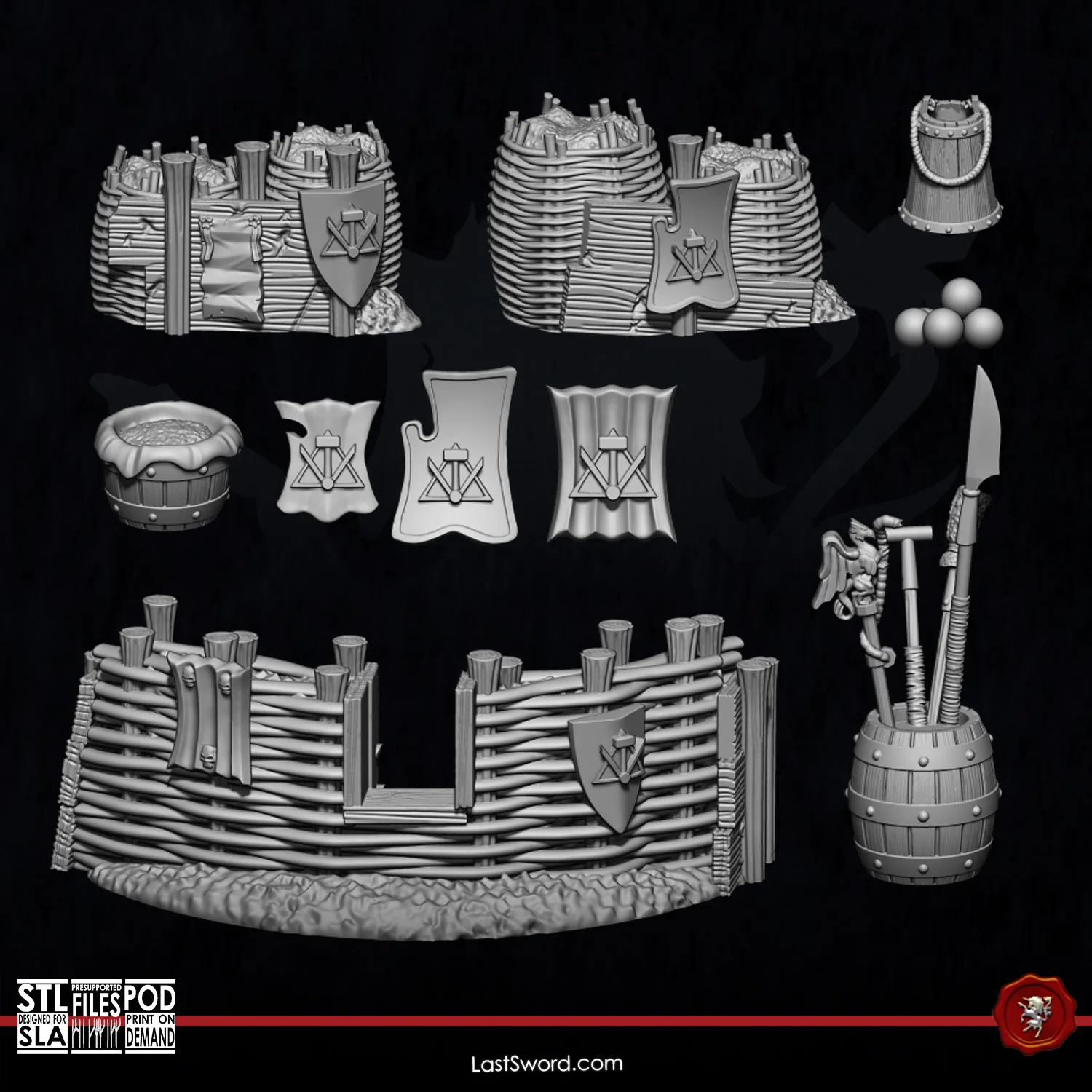 Cannons Battery | Last Sword Miniatures