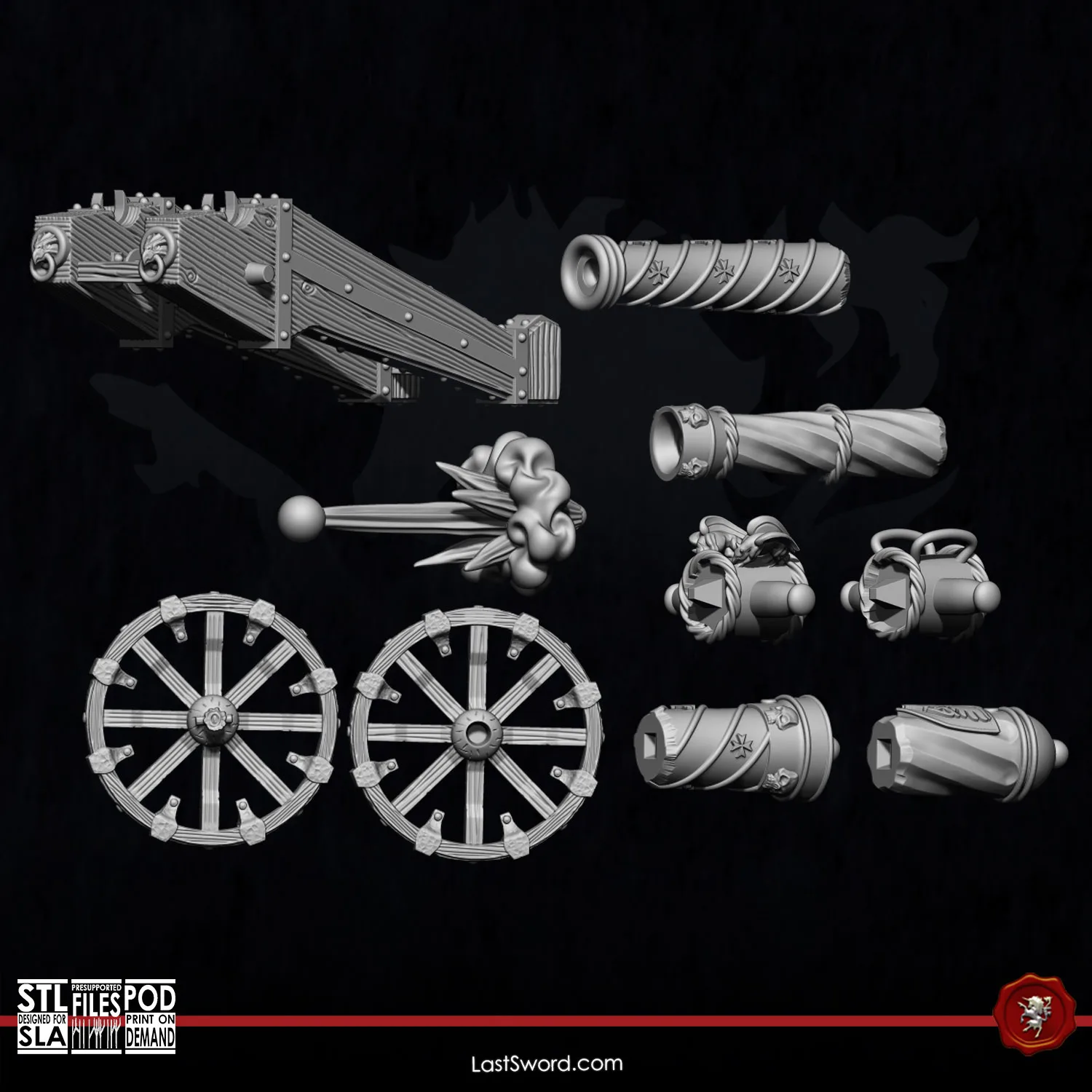 Cannons Battery | Last Sword Miniatures