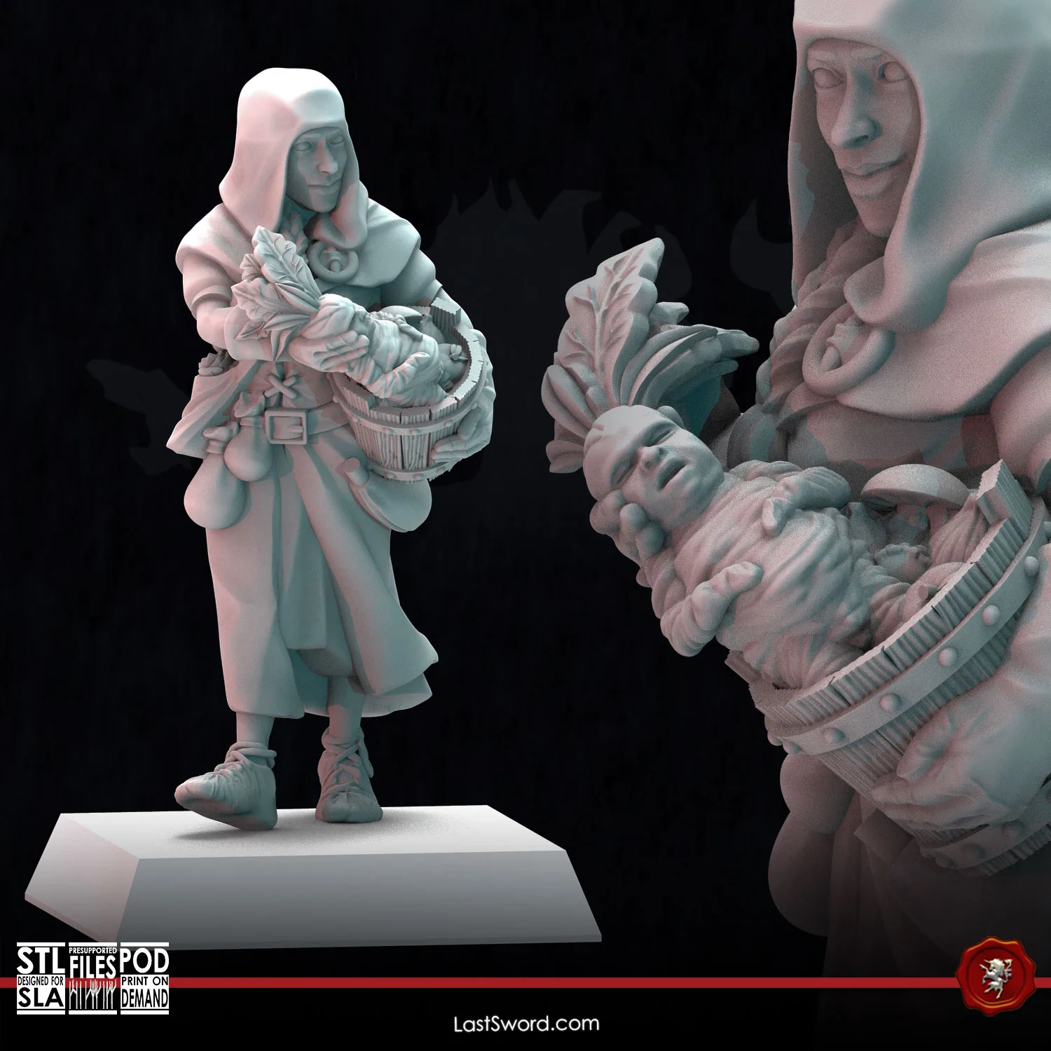 Eternal Bloom Apprentice | Last Sword Miniatures