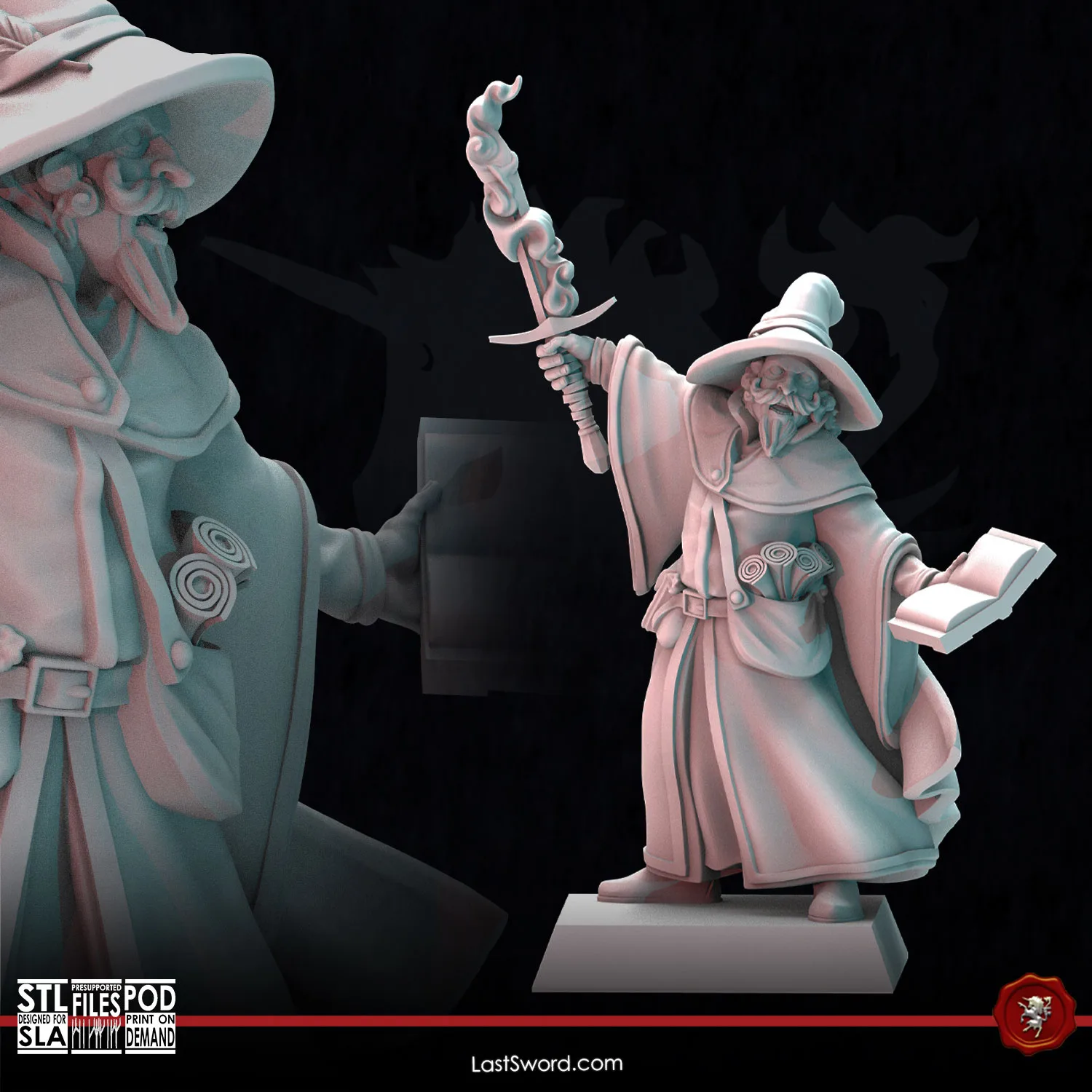 Hidden Veils Mage | Last Sword Miniatures