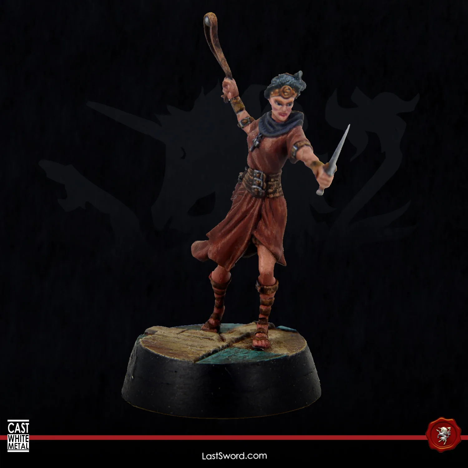 Novice with sling and dagger | Last Sword Miniatures