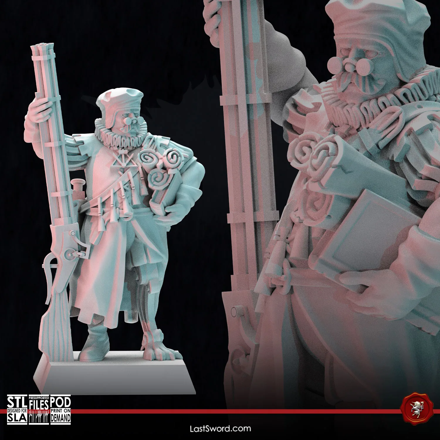 Engineer on foot | Last Sword Miniatures