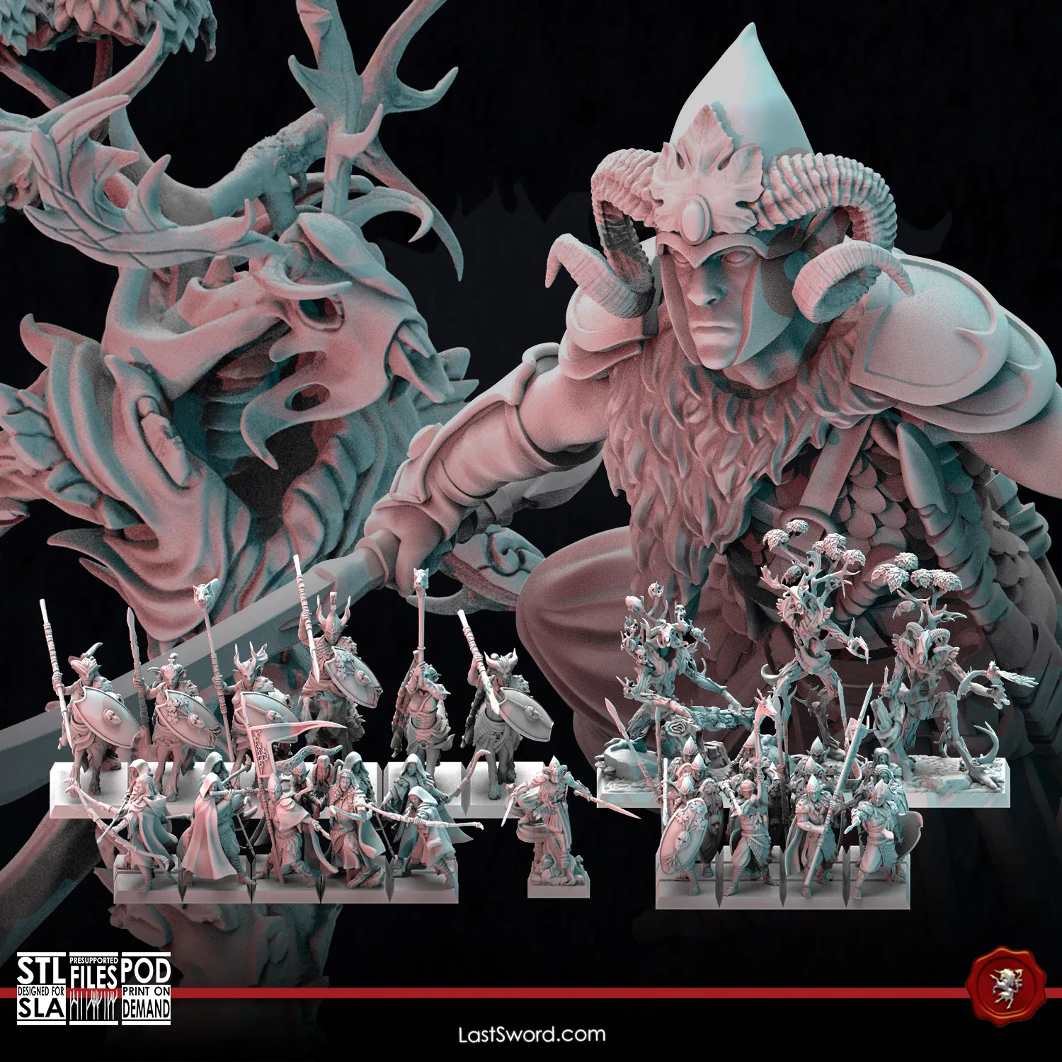 Tree Kin Battalion – Digital Files | Last Sword Miniatures