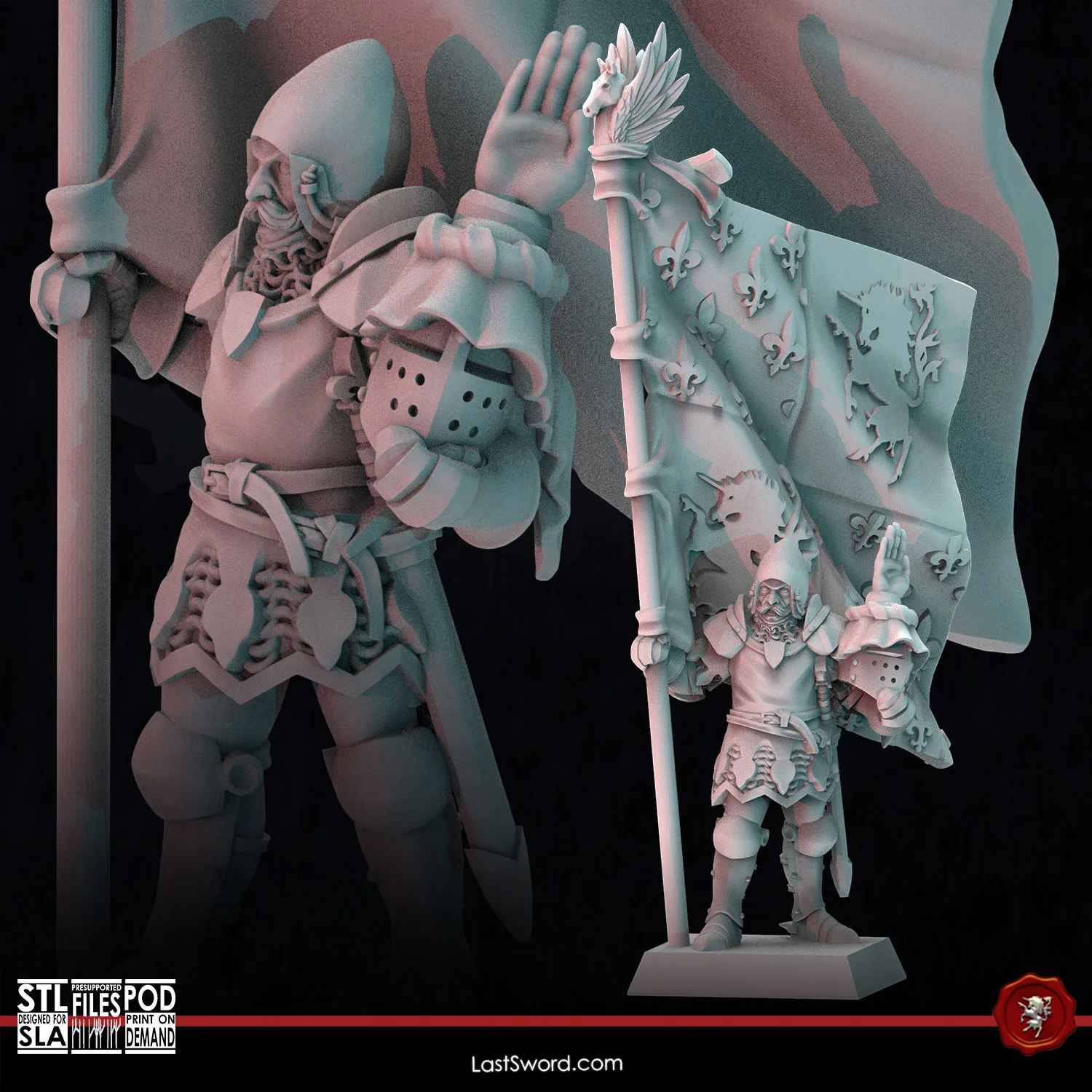 First Knight of Neverra | Last Sword Miniatures