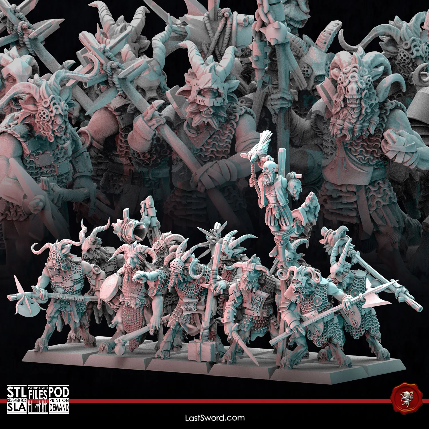 LongHorn Herd | Last Sword Miniatures