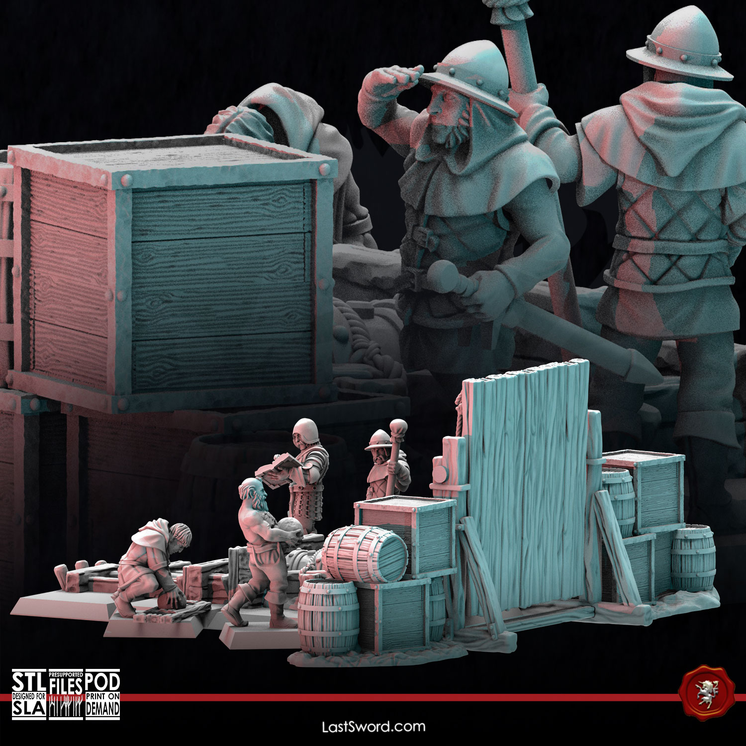 Bombards Loading and Closed Mantlet (1+5) – Physical Models | Last ...