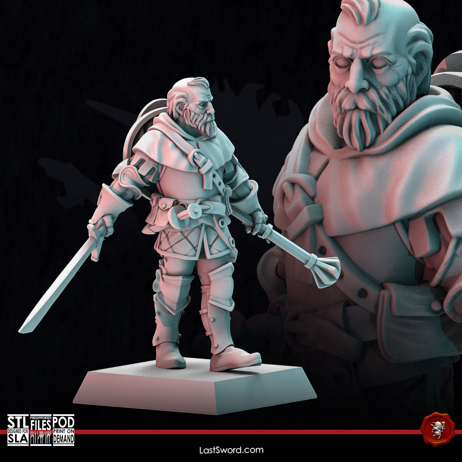Sergeant At Arms | Last Sword Miniatures