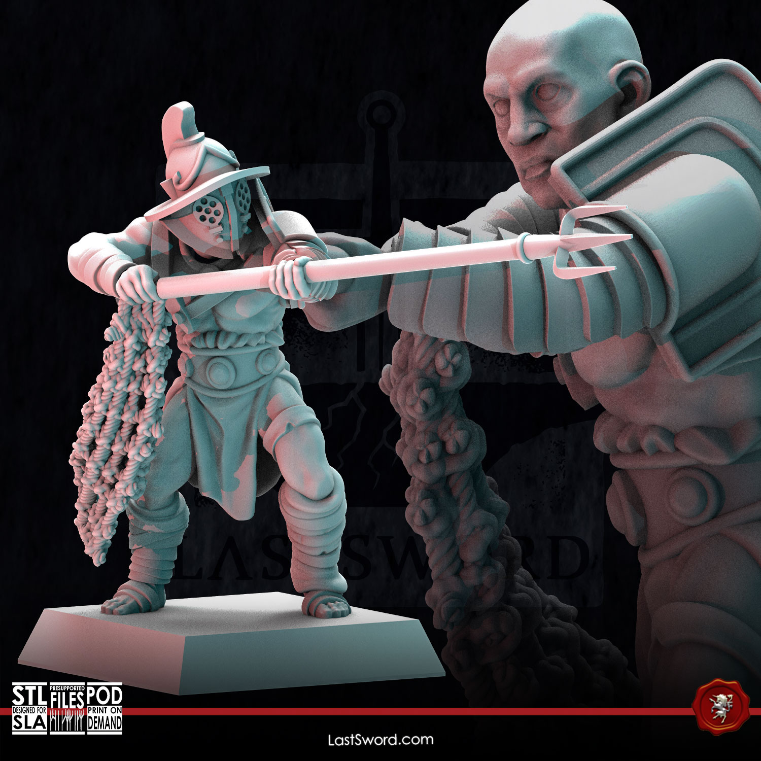 Retiarius Mod1, Gladiator | Last Sword Miniatures