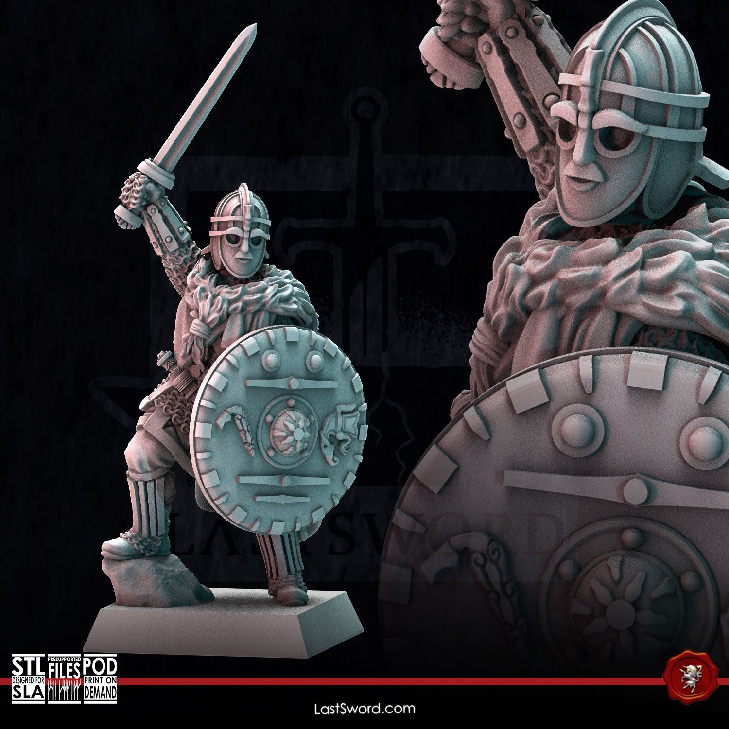 Anglo-Saxon King | Last Sword Miniatures