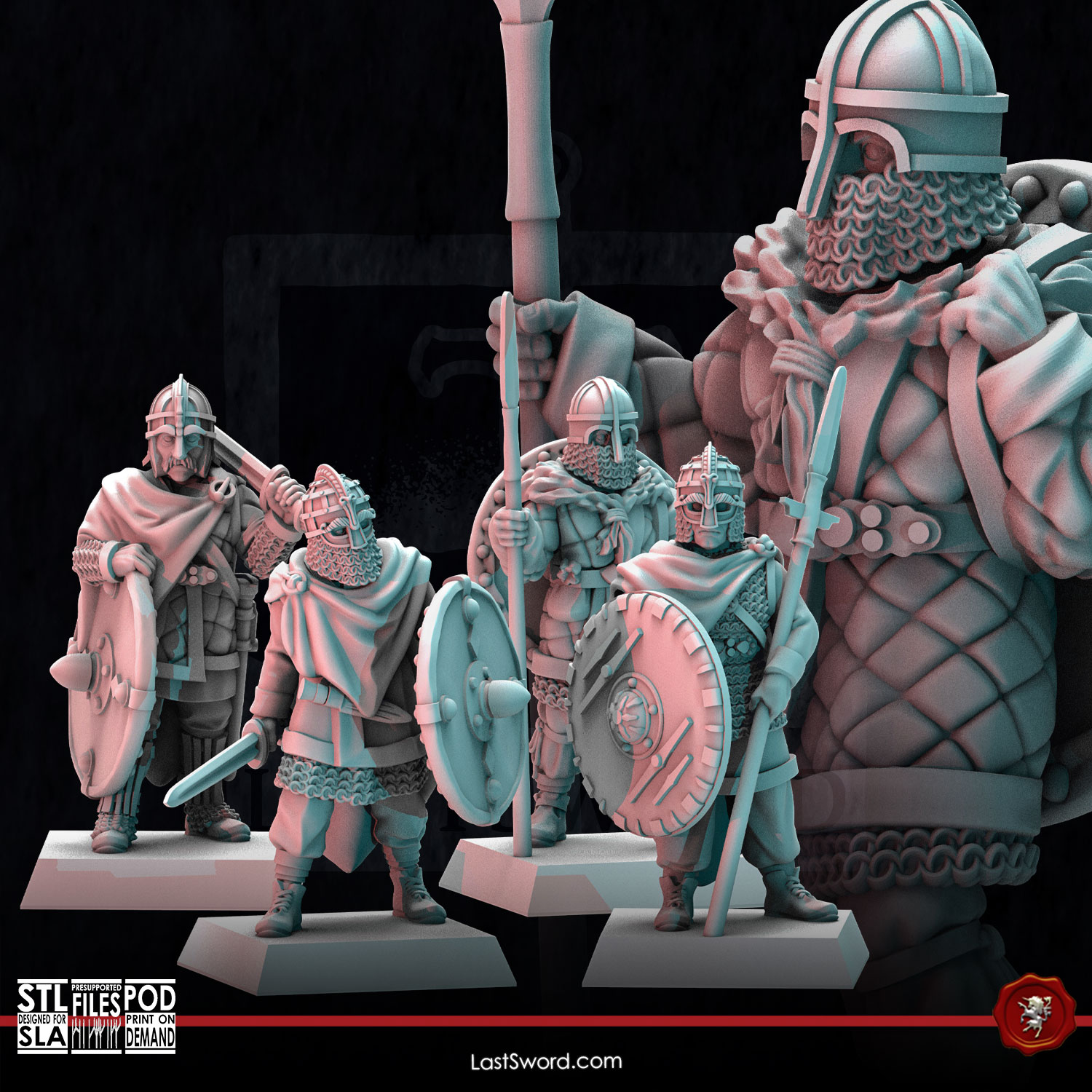 AngloSaxons Thegn Resting | Last Sword Miniatures