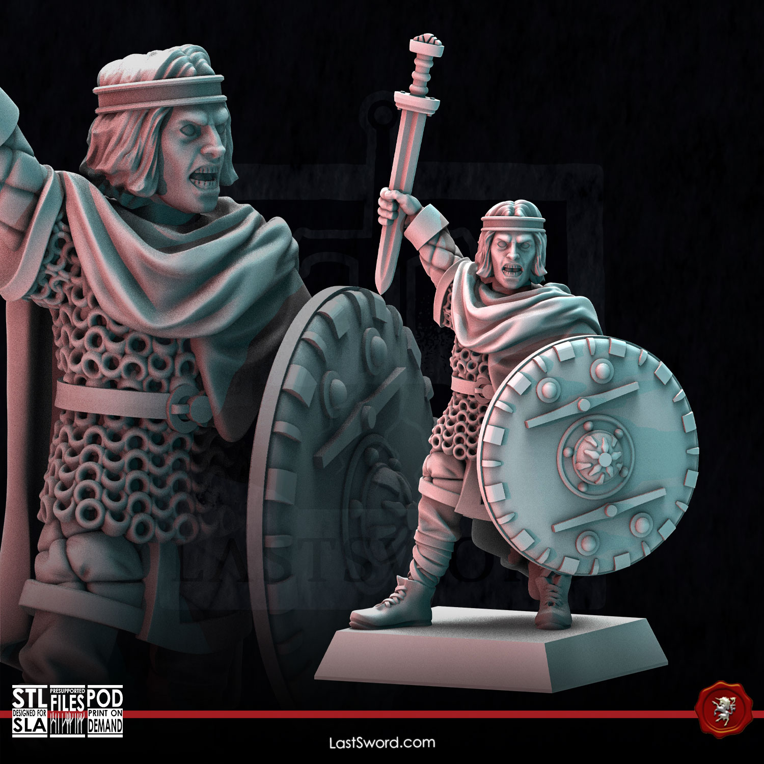 Anglo-Saxons Prince Edward – Physical Model | Last Sword Miniatures