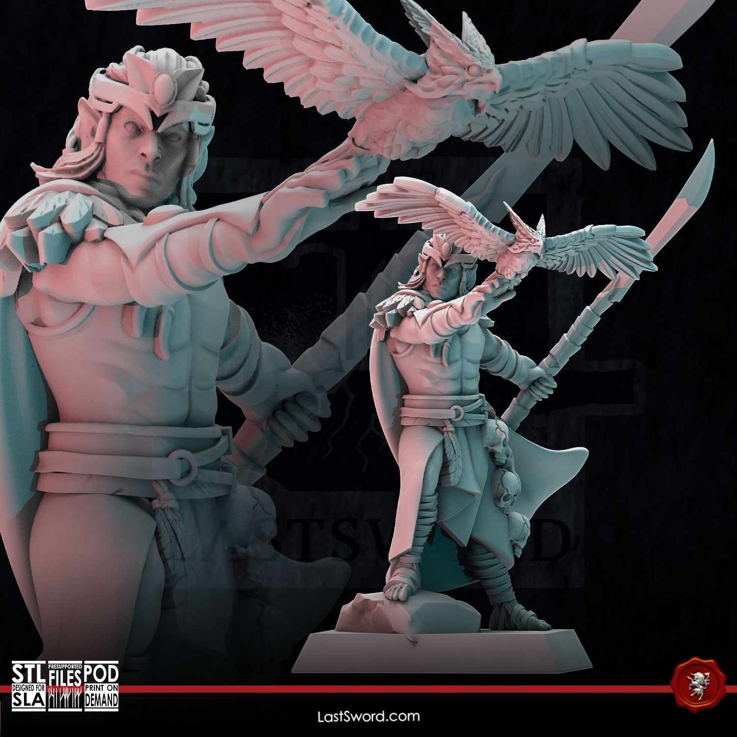 Tree kin Beastmaster – Physical Model | Last Sword Miniatures