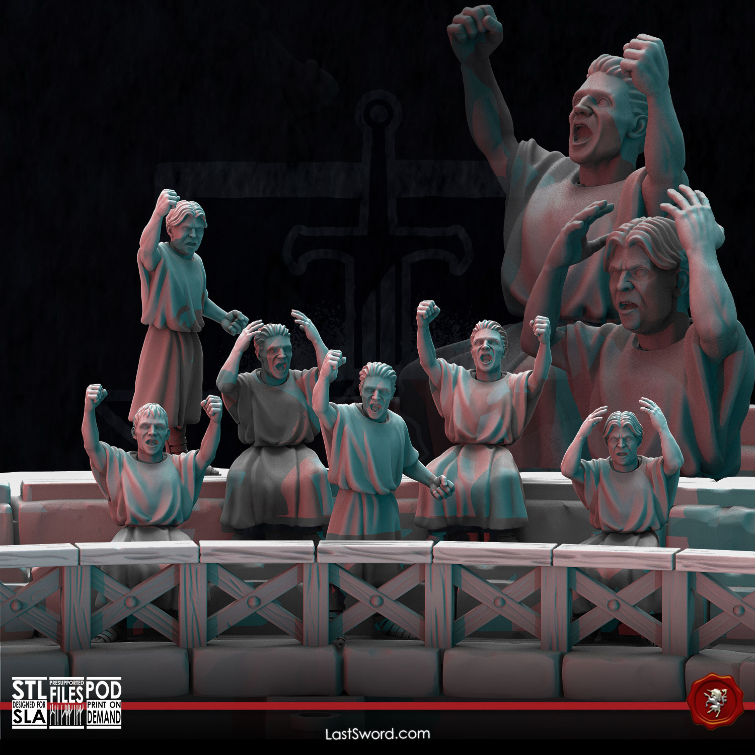 Cavea Spectators | Last Sword Miniatures