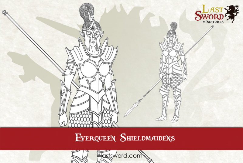 Elven-HighElf-Everqueen-Guard-Shieldmaidens-Warhammer-01 | Last Sword ...